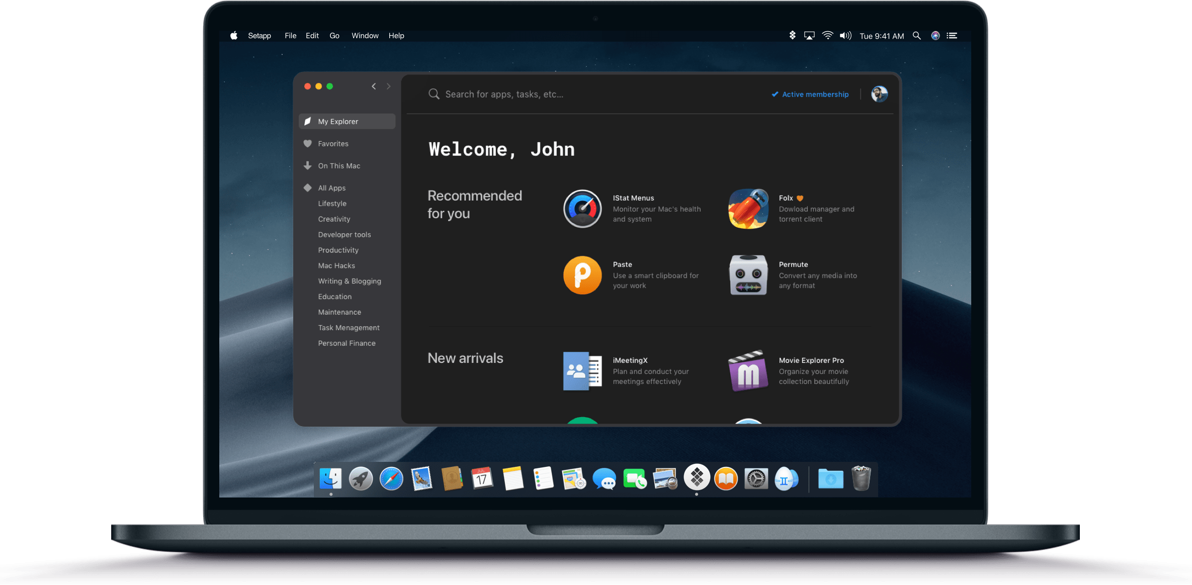 Setapp | Account Dashboard